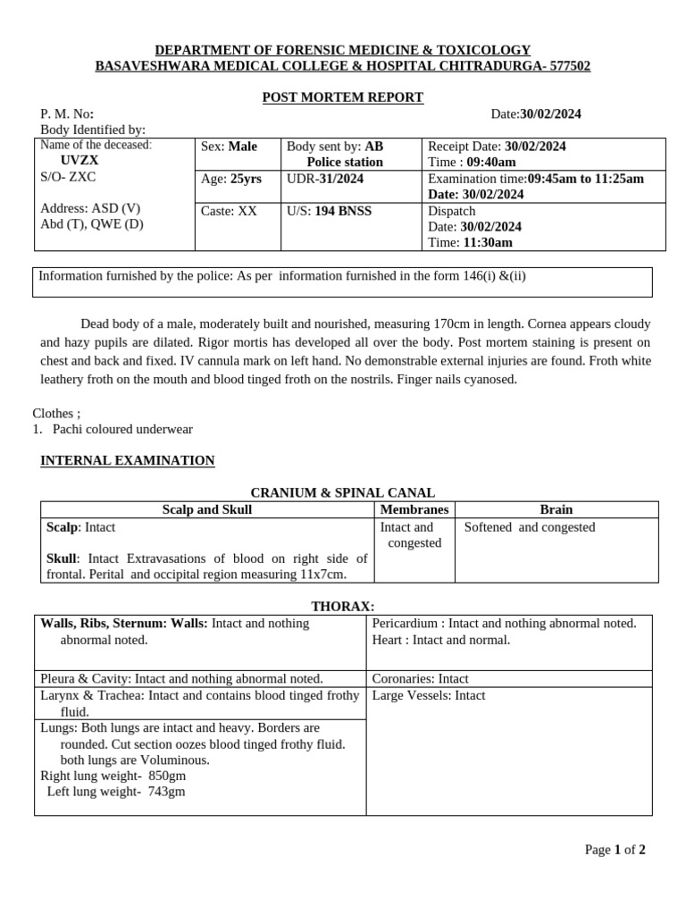 Drowning | PDF | Lung | Autopsy