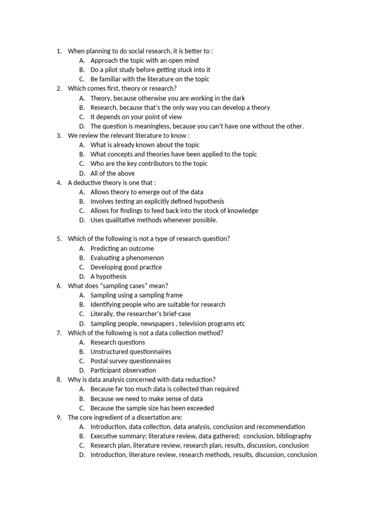 Social Research Methodology Essentials | PDF | Sampling (Statistics ...