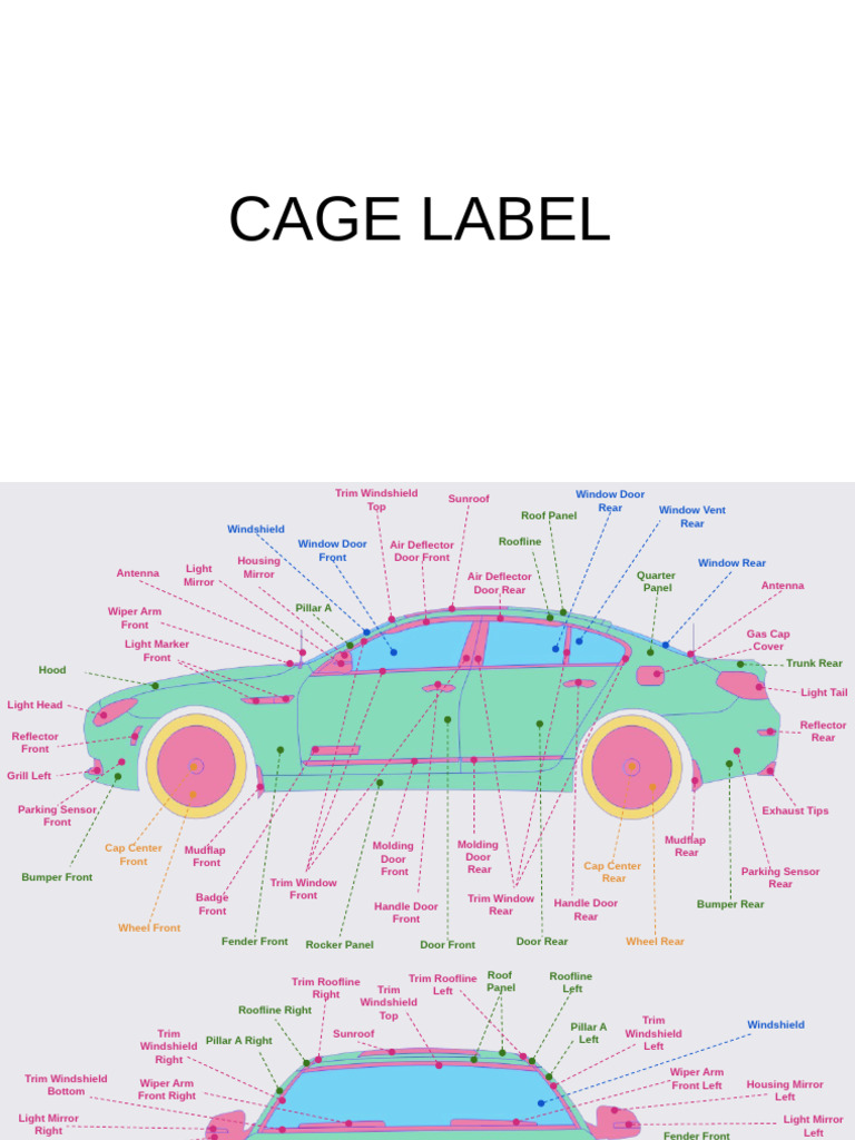 Cage Label | PDF | Trunk (Car) | Trailer (Vehicle)
