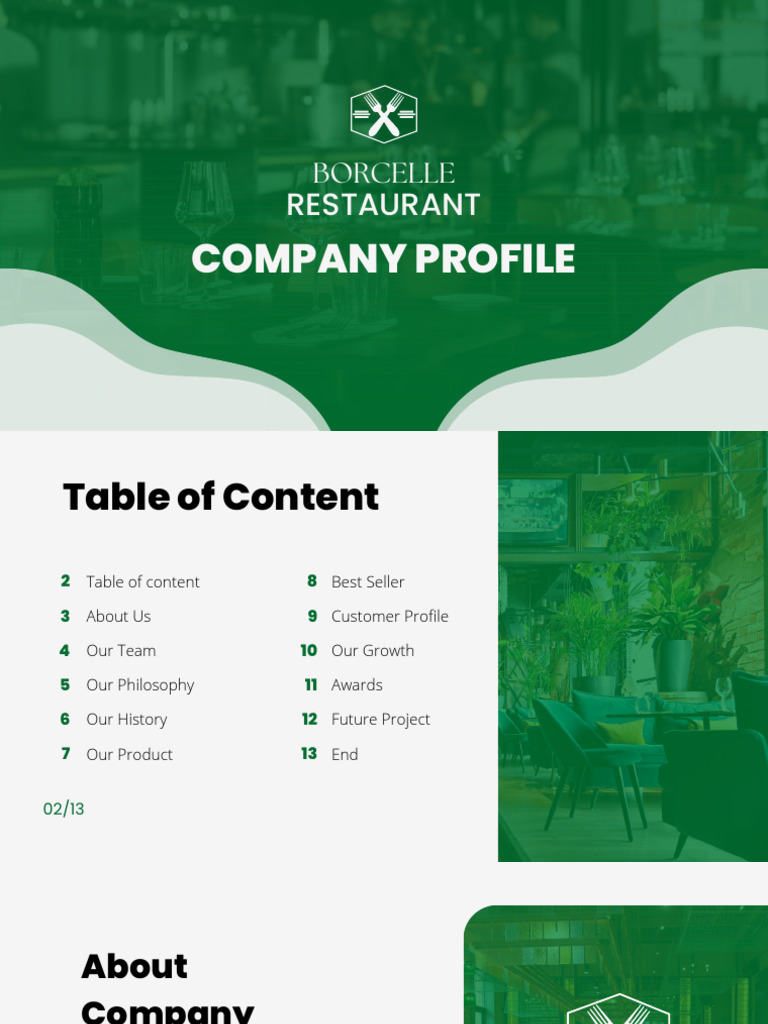 Green and White Simple Professional Company Profile Presentation | PDF ...