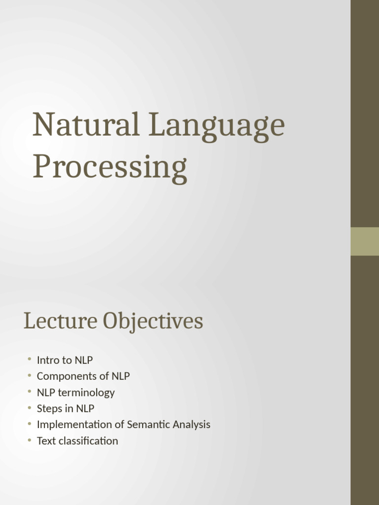 NLP | PDF | Parsing | Semantics