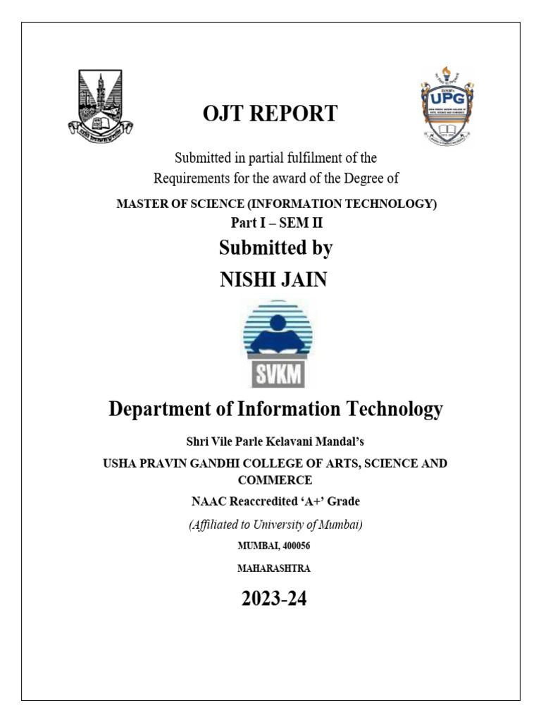 New - OJT Report Documentation | PDF | Web Development | Websites