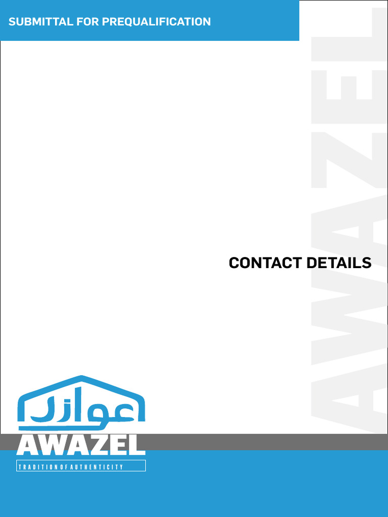 Awazel - Contact Details | PDF