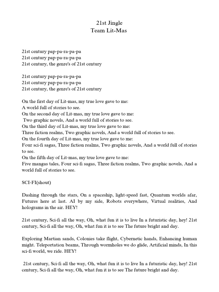 21st Jingle Team Lit-Mas | PDF