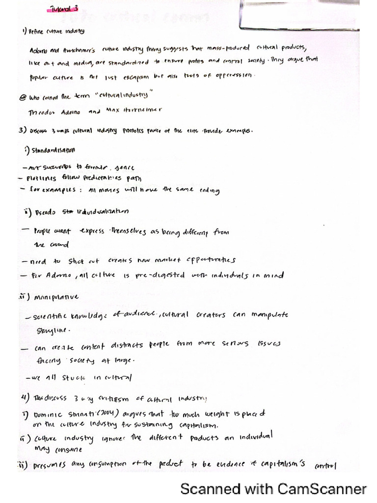 Tutorial 3 Critical Comm | PDF