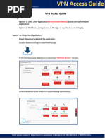SAP VPN ACCESS STEPS v2 | PDF