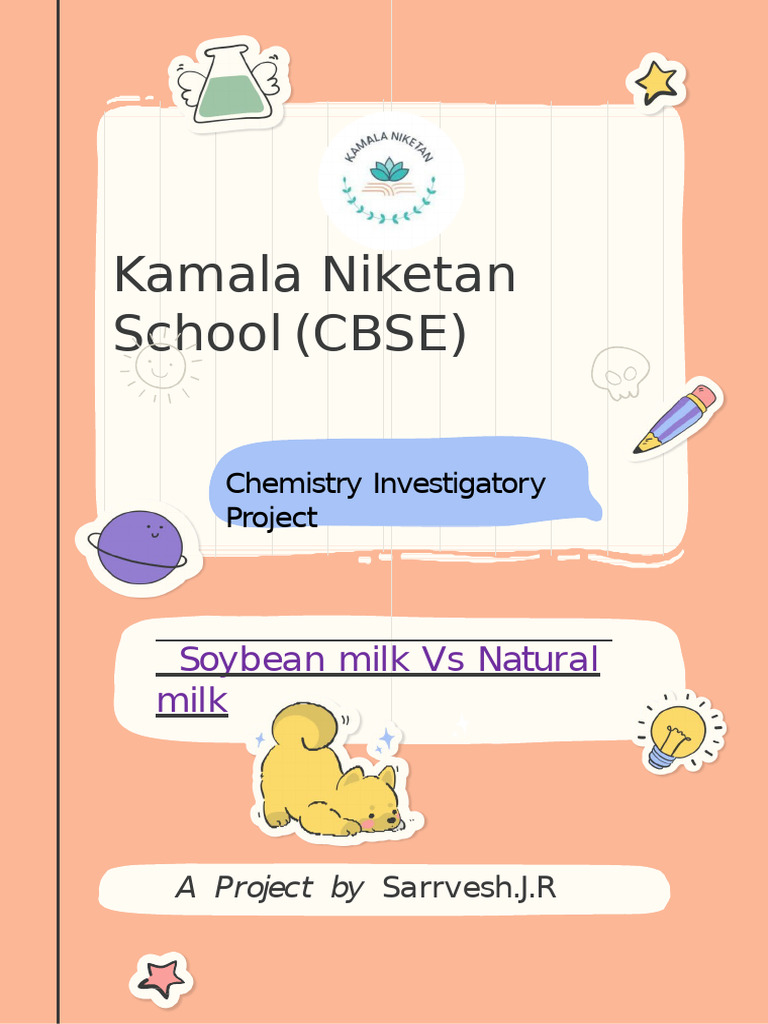 Sachu Che Pro Final | PDF | Milk | Soy Milk