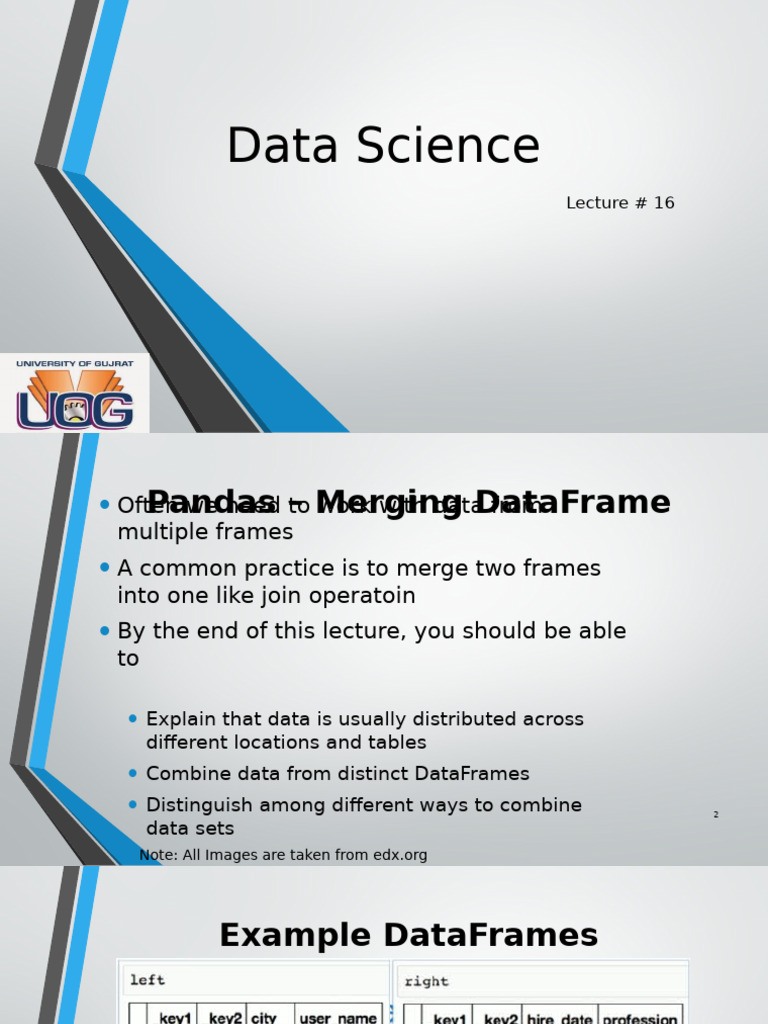 Lecture 15 (DS) - Pandas - DataFrame Merging, String Operations | PDF ... Lecture 15 (DS) - Pandas - DataFrame Merging, String Operations | PDF ...