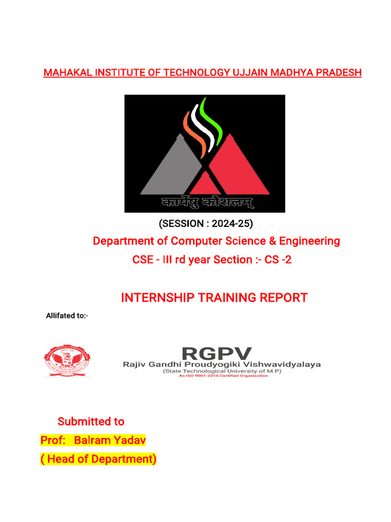 Java Internship Report II - Vishal Kumbhkar | PDF | Method (Computer Programming) | Class ...