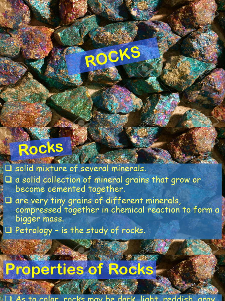 Lesson-4-Rocks | PDF | Rock (Geology) | Sedimentary Rock