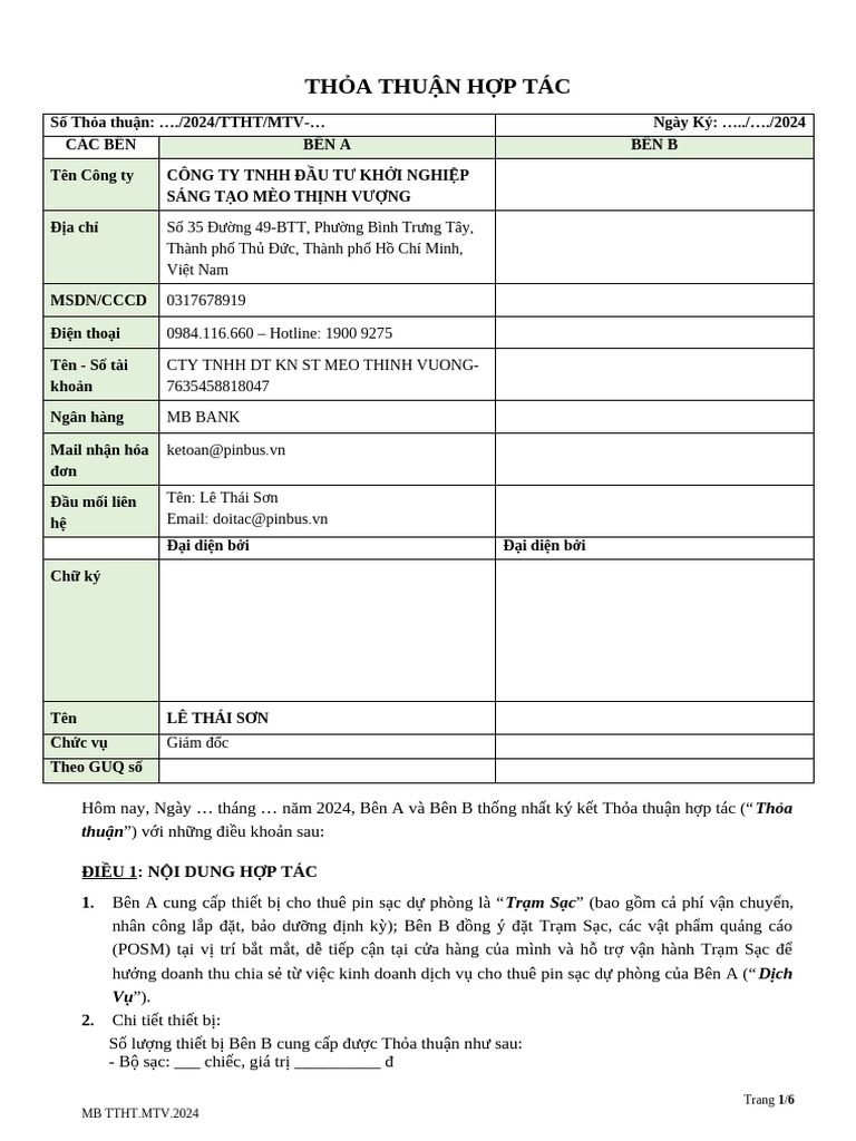 Mau TTHT - MTV.2024 | PDF