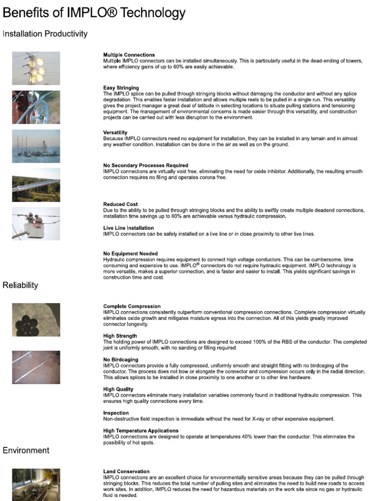 Benefits of Implo Technology at A Glance | PDF