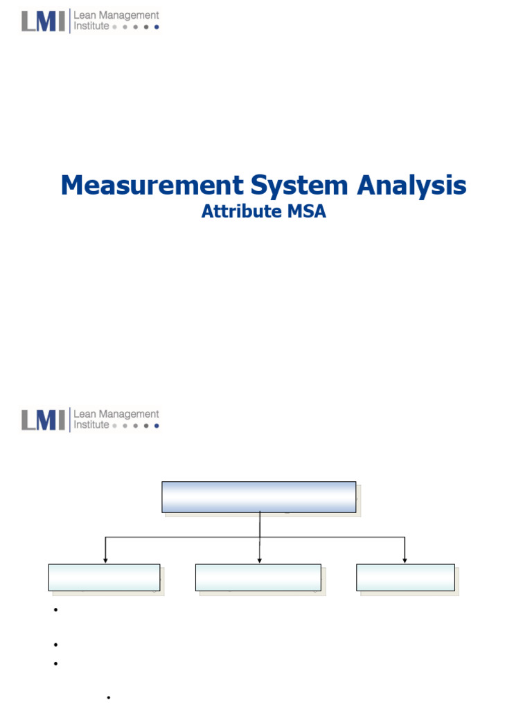 5 MSA Attribute Data | PDF | Evaluation | Science