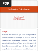 Short Term and Long Term Deflection Calculations | PDF | Young's ...