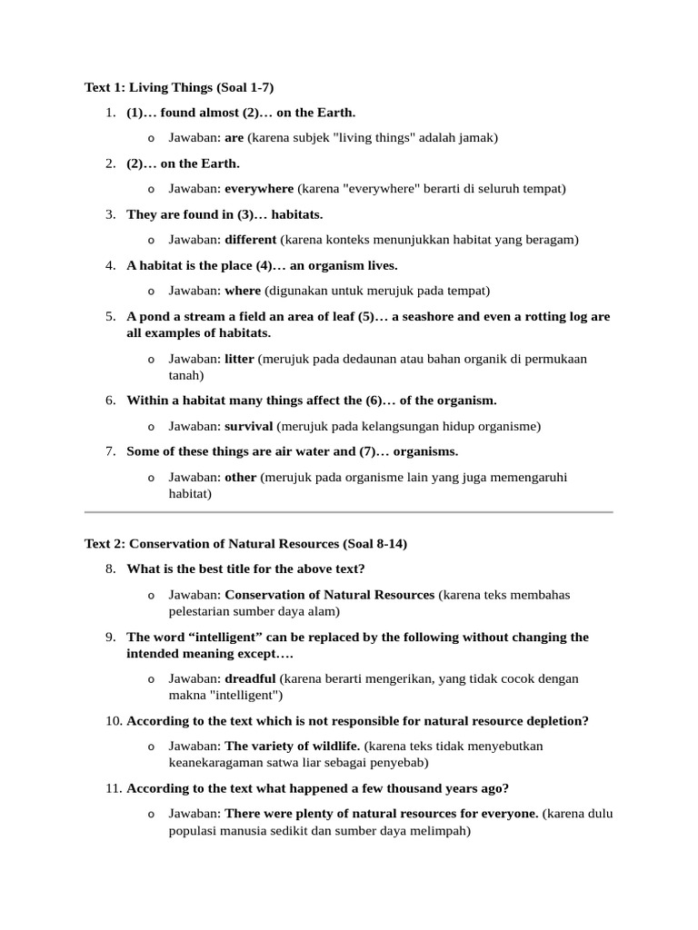 Answer For Ema's Example Questions (For The Competition) | PDF