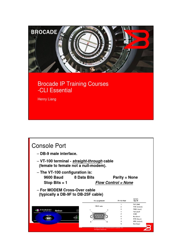 Brocade CLI | Download Free PDF | Radius | Command Line Interface