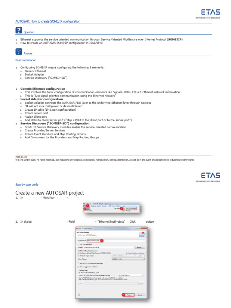 AUTOSAR SOME/IP Configuration Guide | PDF | Port (Computer Networking ...