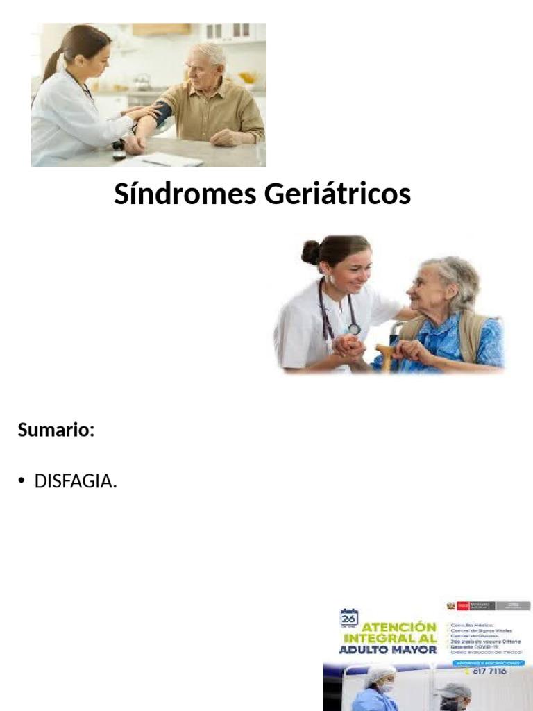 11 Síndromes Geriatricos 07 | PDF | Especialidades Medicas | Medicina
