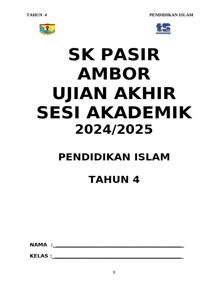 Uasa THN 4 | PDF