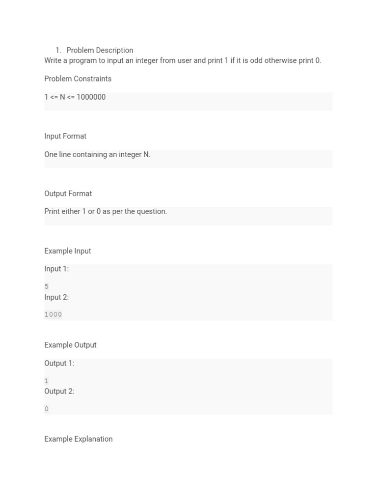 Integer Input Validation and Analysis | PDF | Computer Programming
