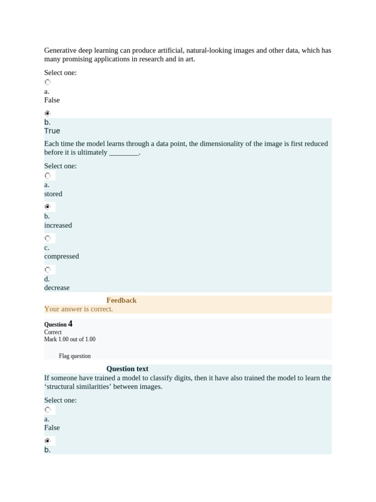 Introduction To Machine Learning - Final Quiz 1 | PDF | Machine Learning | Support Vector Machine