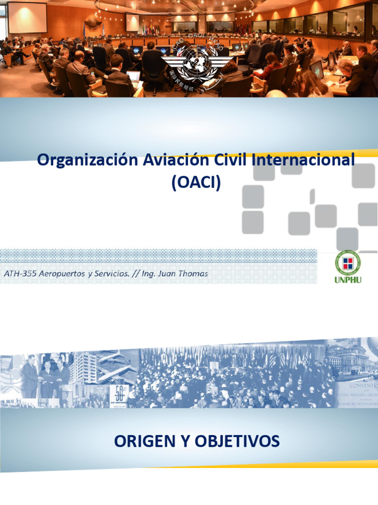 Presentacion OACI Semana 3. ATH 355 | PDF | Aviación | Aeroespacial