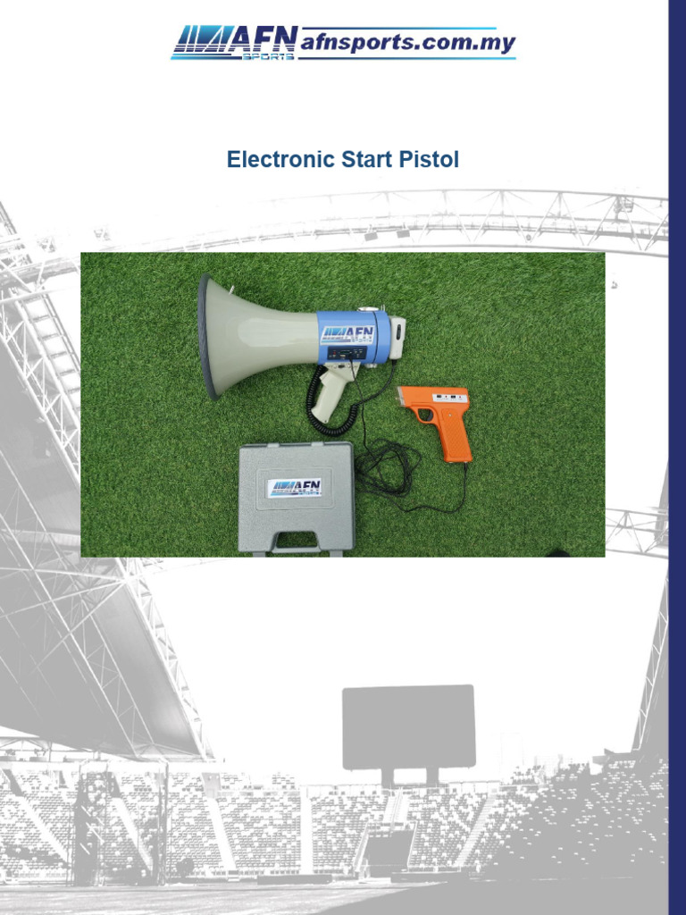 Electronic Start Pistol | PDF