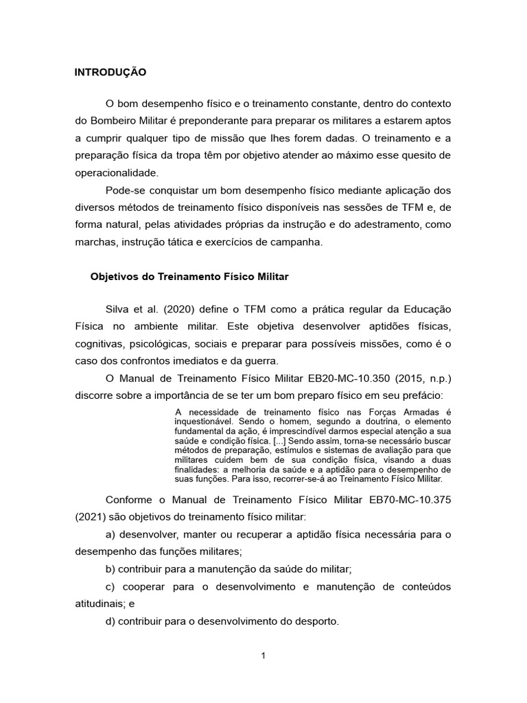 Manual Completo de TFM Do Cbmam | PDF