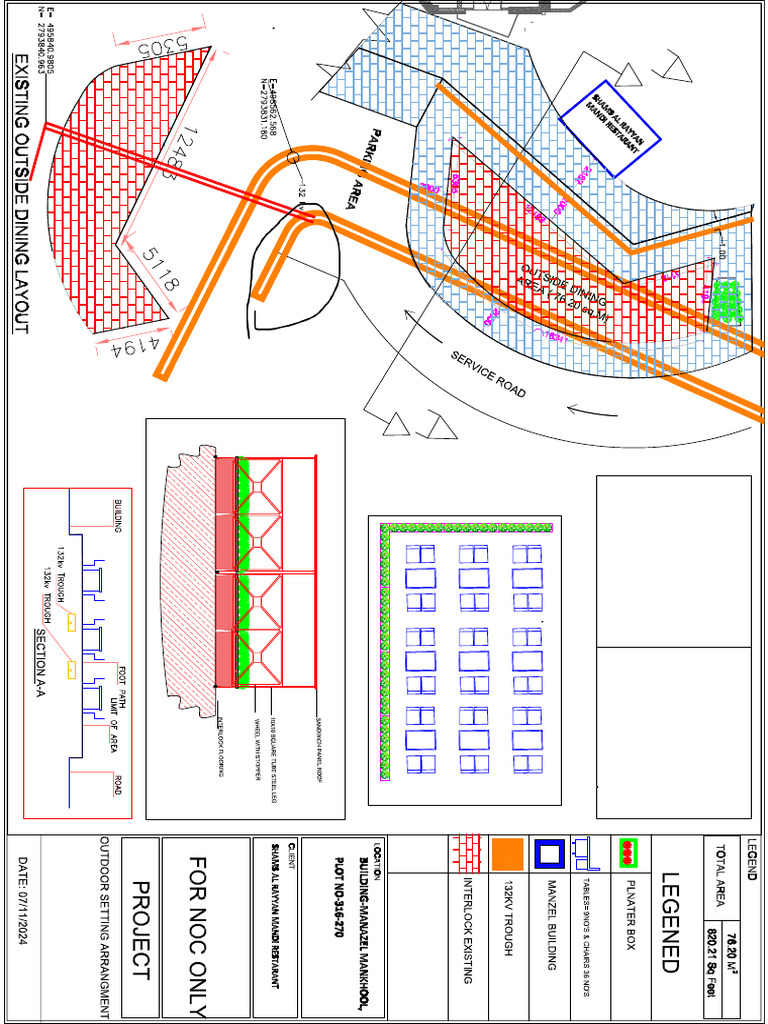 Outside Dining Layout Model | PDF
