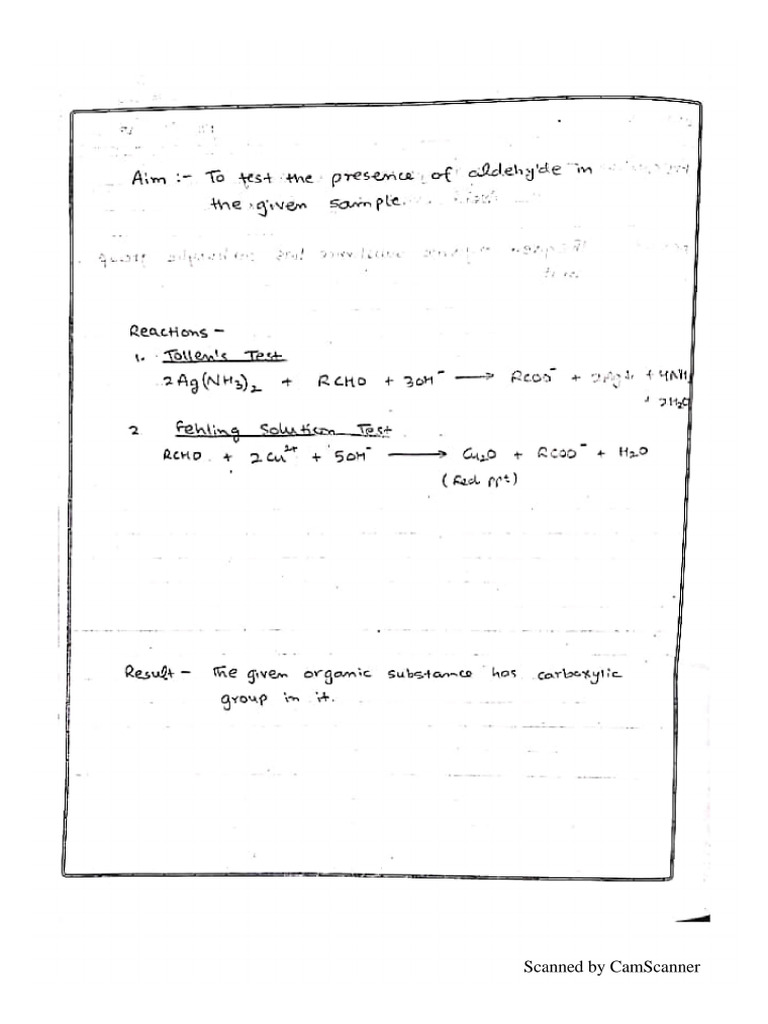 Functional Group Analysis, Expt-4-1 | PDF