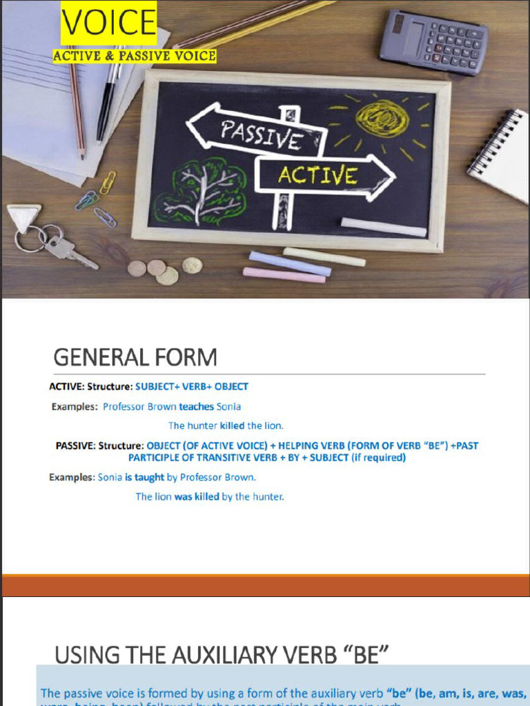 Active & Passive | PDF