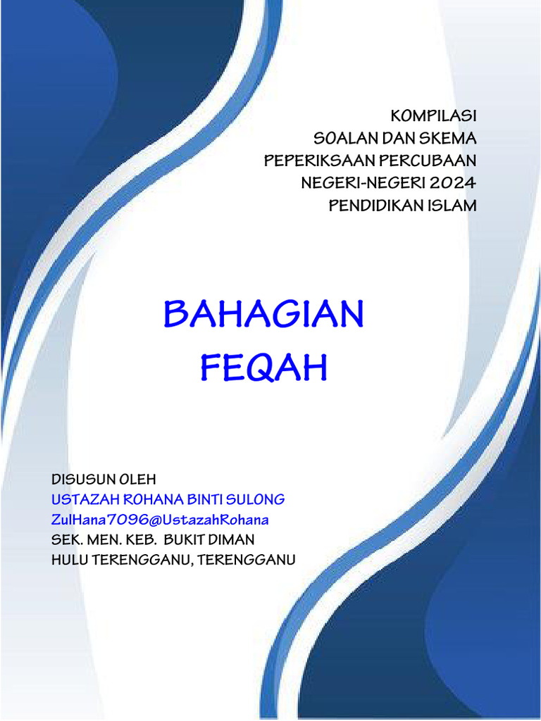 3 Soalan Dan Skema Feqah | PDF