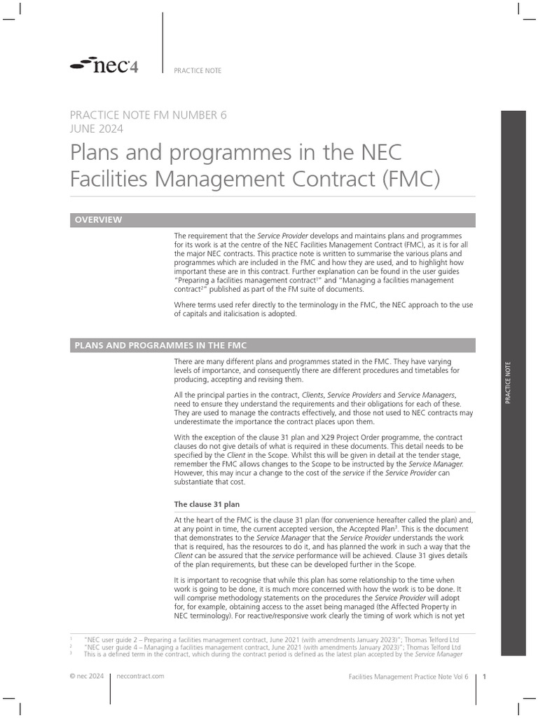 FMC Plans and Programmes Overview | PDF | Building Information Modeling ...