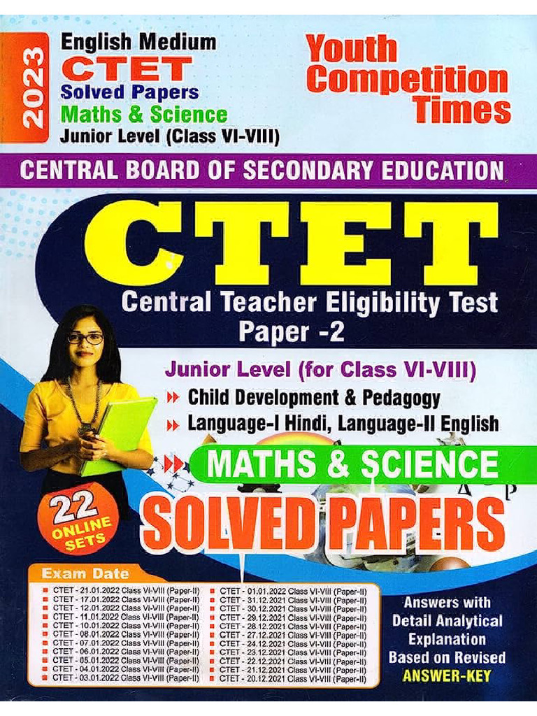 Yct 2023 Ctet Class Vi To Viii Math and Science Solved Paper English | PDF | Liberal Arts ...