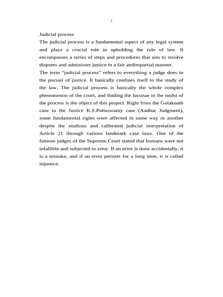 Judicial Process Notes 2 | PDF | Justice | Crime & Violence