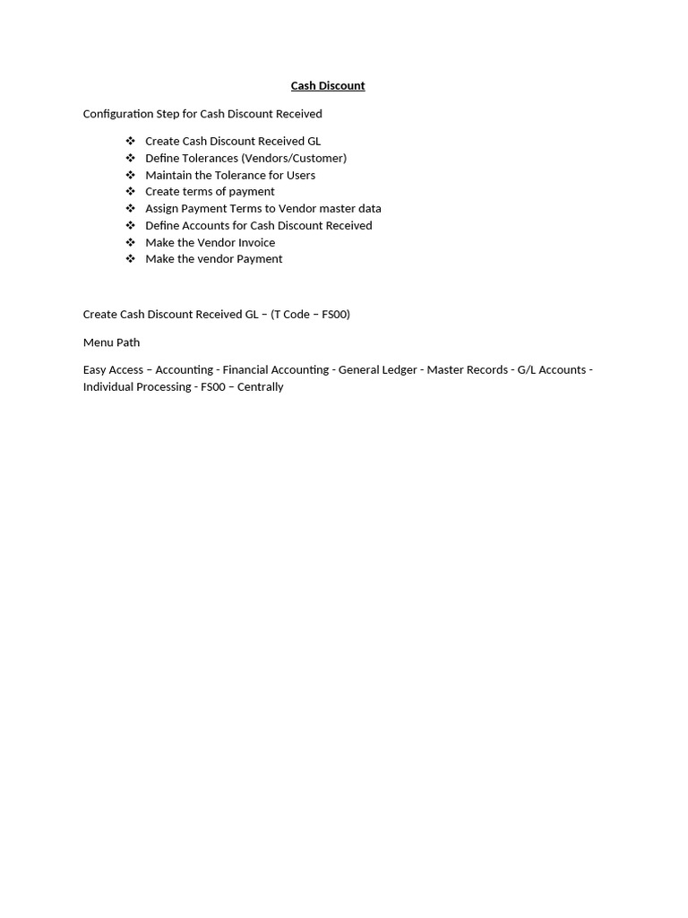 TOPIC 3A Cash Discount Received | PDF