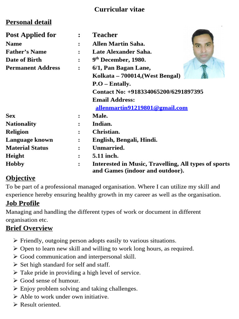 Allen Teaching CV | PDF | Taxes | Computer Architecture