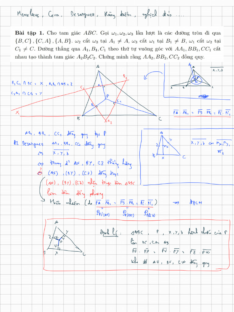 Đồng quy, thẳng hàng - 382024 - 240803 - 110631 | PDF
