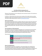 The Catechism in A Year Reading Plan | PDF | Catholic Church | Sacred ...