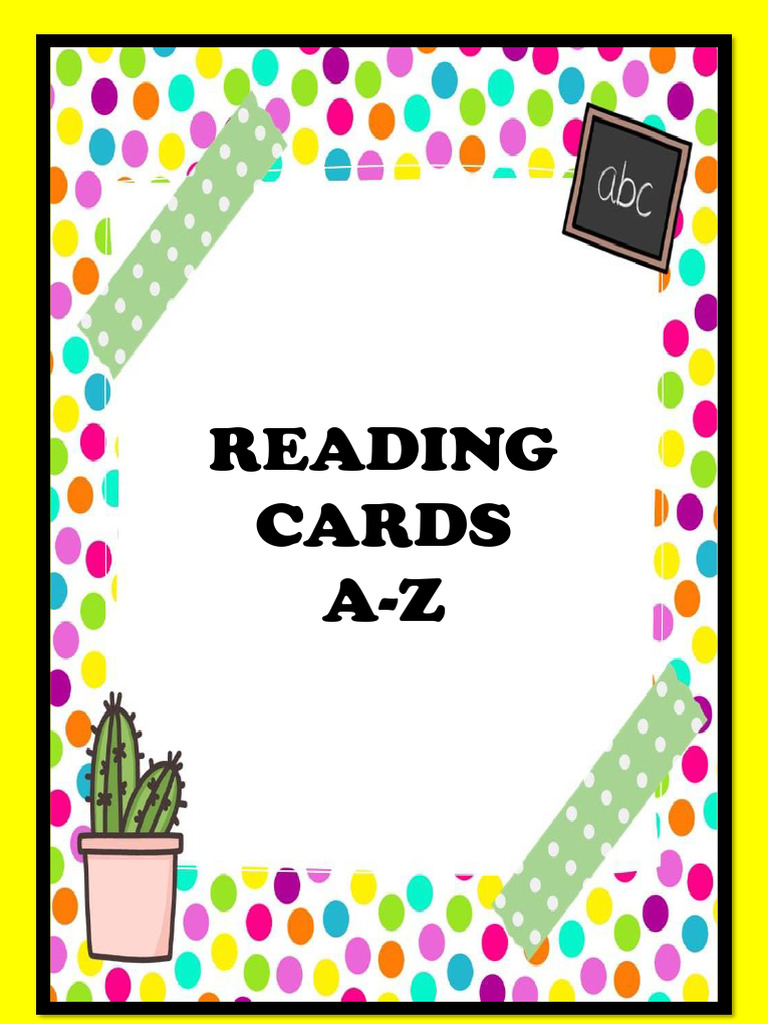 Reading-Card - A-Z | PDF