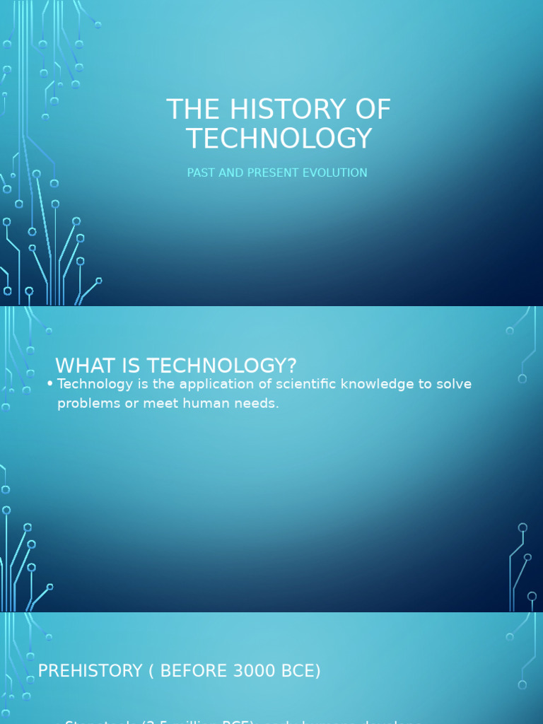 The History of Technology Bsit Drafting 1a | PDF | Engineering