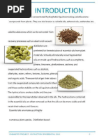 Name: Rollno: CLASS: 12: Chemistry Project - Extraction of Essential ...