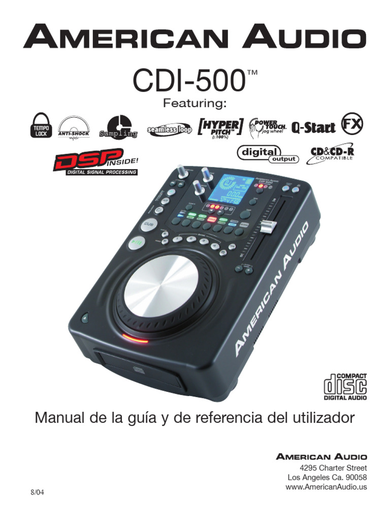 CDI 500 Spanish | PDF | Disco compacto | Almacenamiento de datos de la computadora
