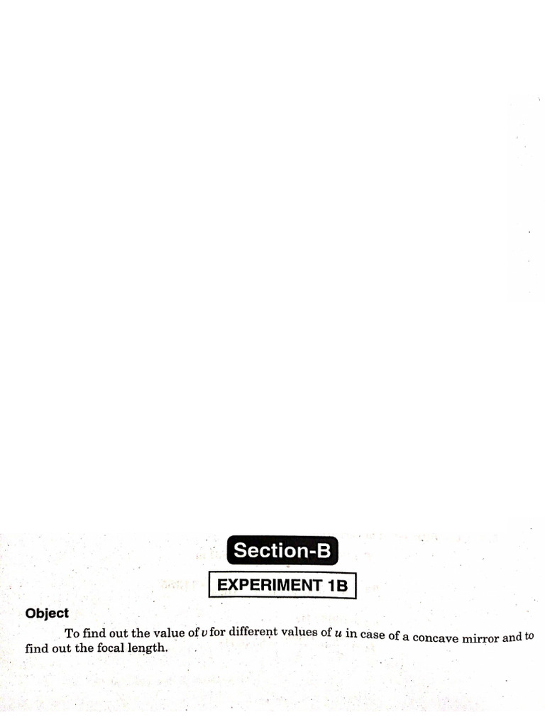 Physics Practical Section-B | PDF