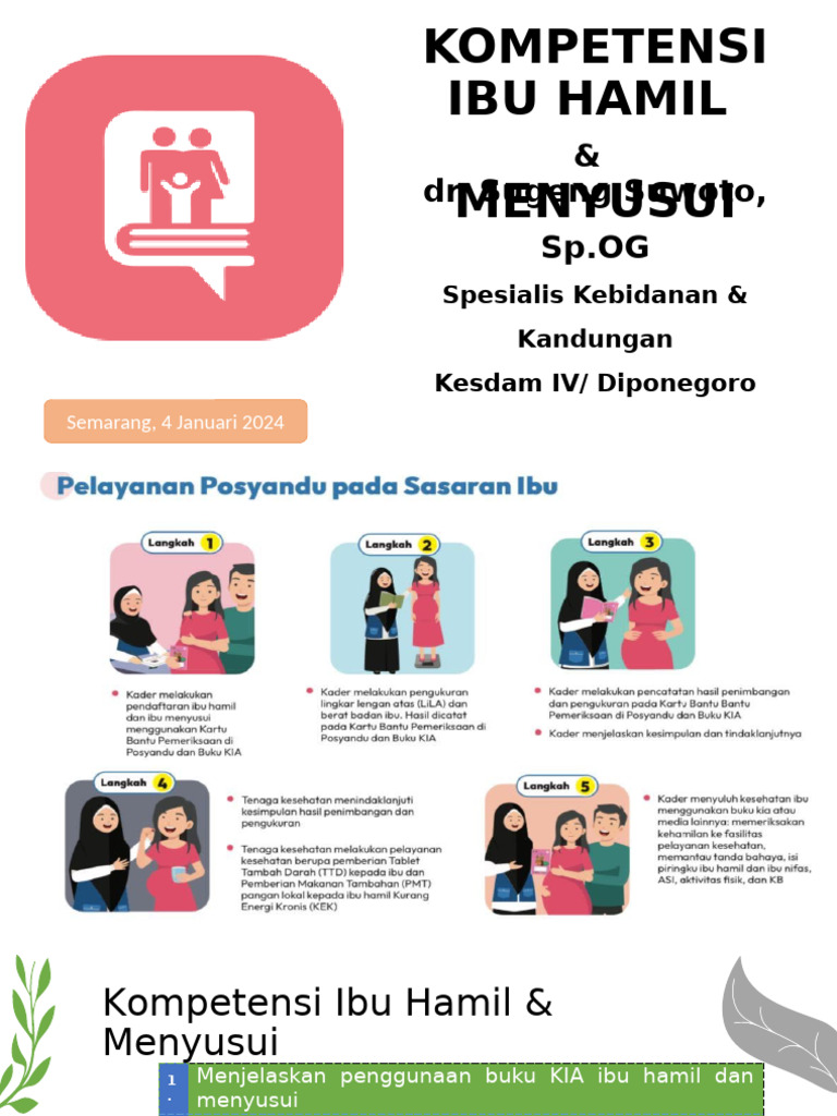 01 - Kompetensi Ibu Hamil Dan Menyusui | PDF