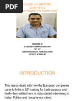 Class 8 History Chapter 2 Notes - From Trade to Territory Free PDF | PDF