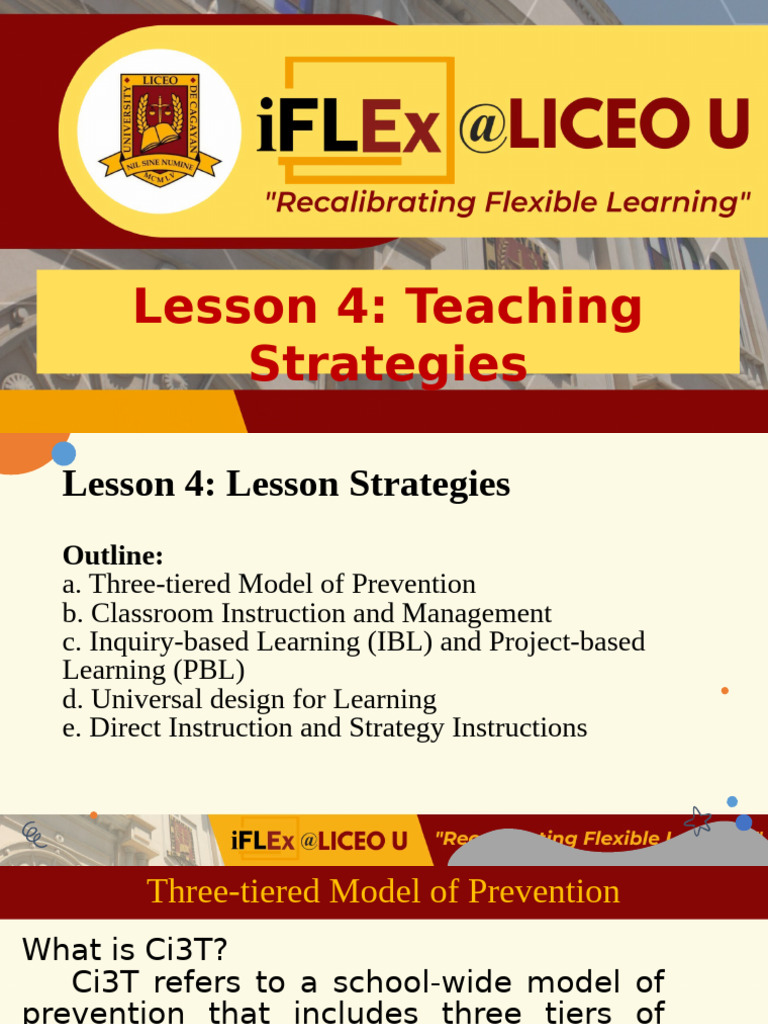 GARCENIEGO-ADENIADA - 2204 Report-Lesson 4 Teaching Strategies - A-E | PDF | Project Based ...