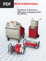 Nitrogen Charging Unit N2-Server Guide | PDF | Valve | Pump