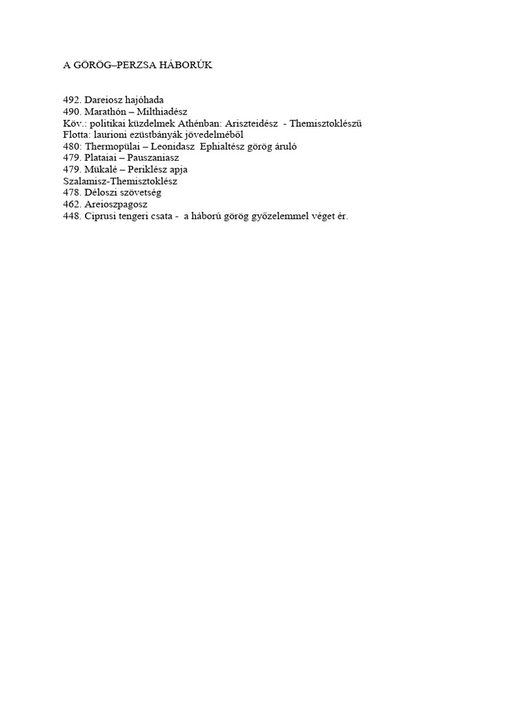 Gorog Perzsa Haboruk | PDF