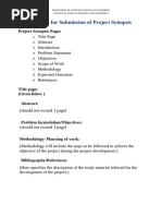 Mini Project Synopsis Format | PDF | Design | Written Communication